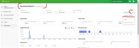 Meraki Network Summary Email Settings The Meraki Community