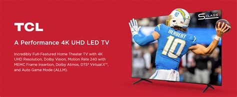 Amazon Com TCL Inch Class S K UHD LED Smart TV With Google TV S G Model