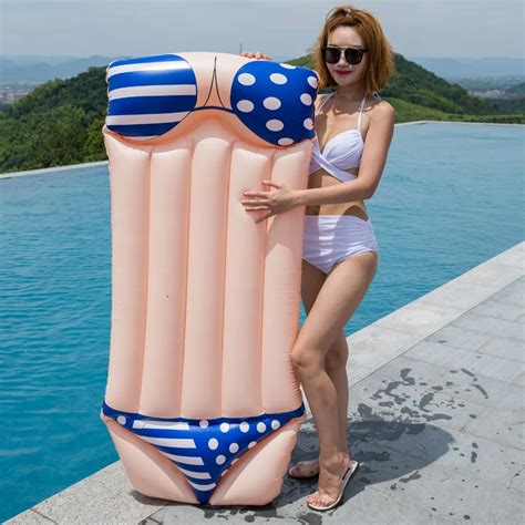 Cm Giant Sexy Bikini Inflatable Pool Float For Adult Lie On Air Mattress Women Summer Water
