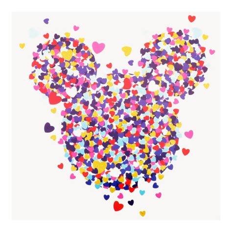 Sticker Minnie Mouse CorazÓn De Confeti The Home Depot México