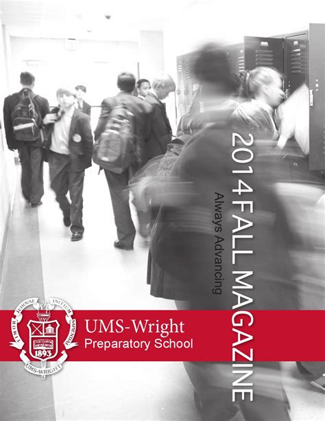 2014 Fall Magazine By Ums Wright Preparatory School Issuu