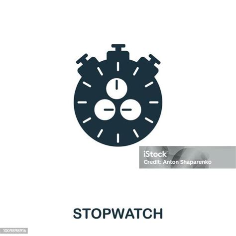 초시계 아이콘입니다 프리미엄 스타일 아이콘 디자인입니다 Ui입니다 초시계 아이콘의 그림입니다 그림 흰색 절연입니다 웹 디자인에 사용 가능 애플 리 케이 션 소프트웨어 인쇄