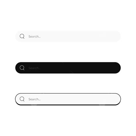검색창 투명 배경 벡터 검색 웹사이트 브라우저 Png 일러스트 및 벡터 에 대한 무료 다운로드 Pngtree