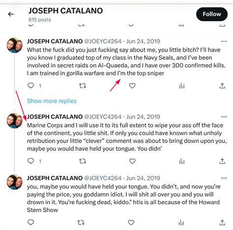 Joey C Isnt Above Stolen Valor R Shulisanonymous