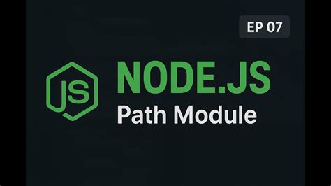 Node Js Path Module Explained Basename Dirname Extname And More Youtube