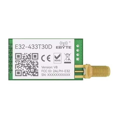 Ebyte E32 433t30d V8 Sx1278 Lora 433mhz Uart Iot Long Range Wireless Transceiver Transmitter