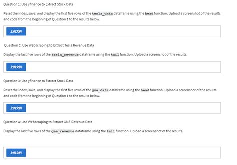 Solved Question 1 Use Yfinance To Extract Stock Data Reset
