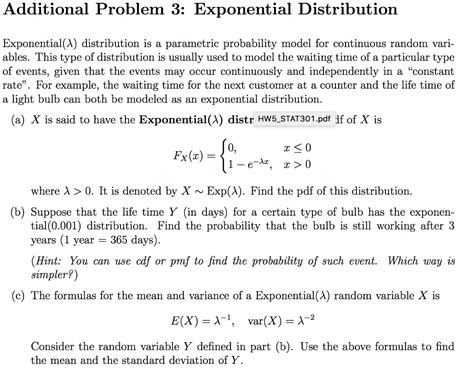 solved exponential lambda distribution is a parametric