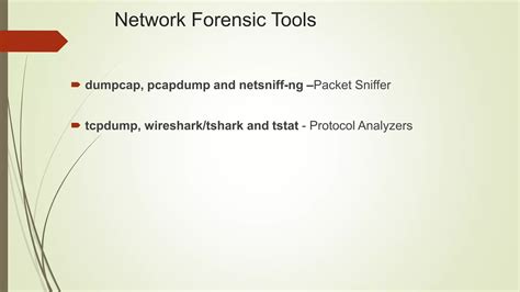 Network Forensic Pptx