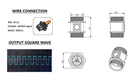 Iqfm Turbine Flow Sensor Meter Various Size