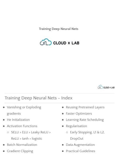 Training Deep Neural Networks Hifi Pdf Deep Learning Algorithms