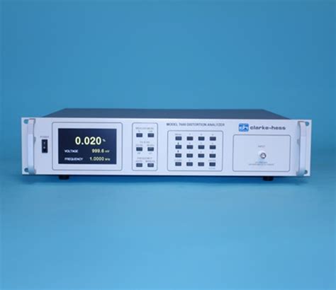 Clarke Hess Model 7600 Distortion Analyzer Danel Technologies Ltd