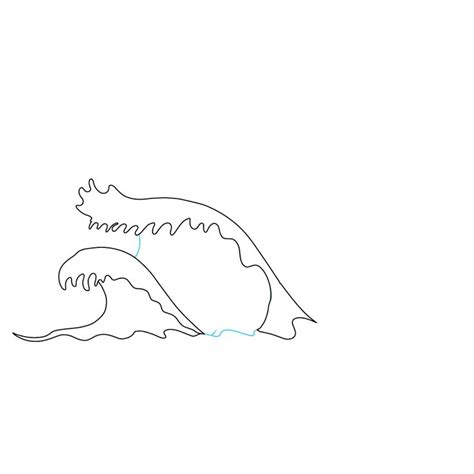 How To Draw Waves Step By Step How To Draw Hair Waves Drawings