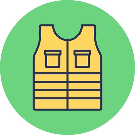 Safety Jacket Vector Icon 22847472 Vector Art At Vecteezy