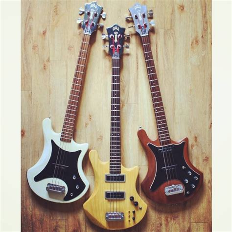 Vintage Guild Basses Collection 1977 B301 1981 B402 1978 B302