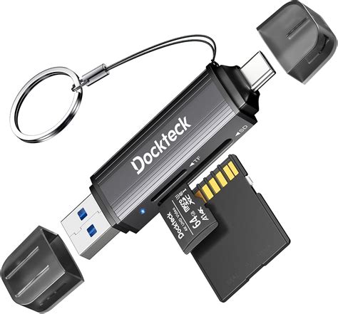 Sd Card Reader Dockteck Usb 3 0 Card Reader To Micro Sd Card Adapter To Sd Tf