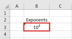 Exponents In Excel How To Use Exponents In Excel Methods