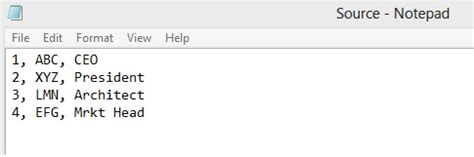 SQL Query To Load Flat File Data Into SQL SERVER Database Using Bulk