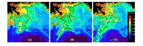 examples of modis ocean color composite images created for the