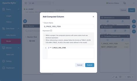 Computed Column Apache Kylin
