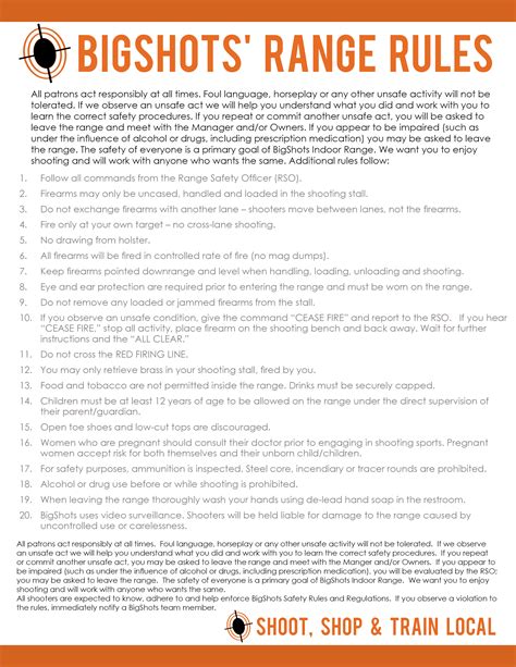 Rules And Safety Bigshotsrange