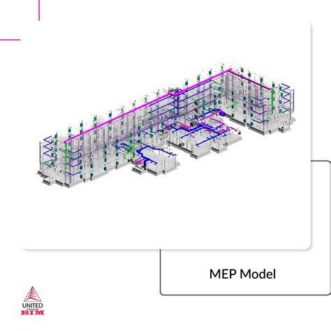 2 Mep Model Bim During New Construction 3d 4d 5d Modeling Sm United Bim