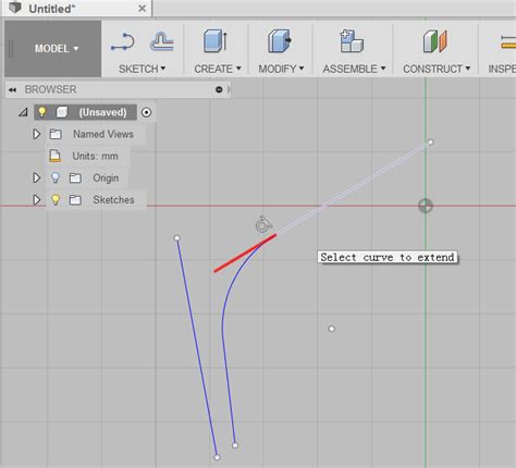 extend tool in sketch autodesk community