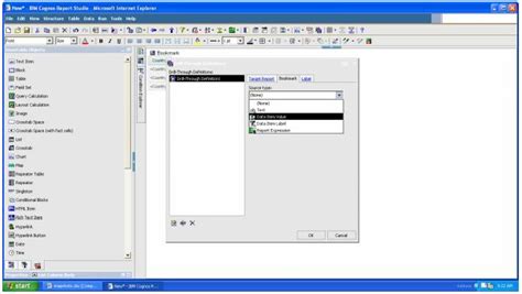 Drill Through Report In Cognos Studio Updated