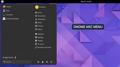 Lancement De La Nouvelle Version De L Extension GNOME ArcMenu