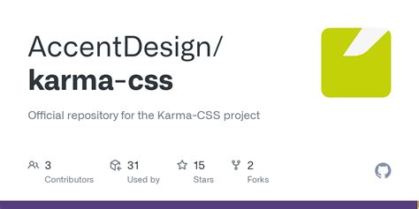 Github Accentdesign Karma Css Official Repository For The Karma Css Project