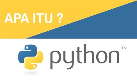 Mengenal Bahasa Pemrograman Python Inti Php