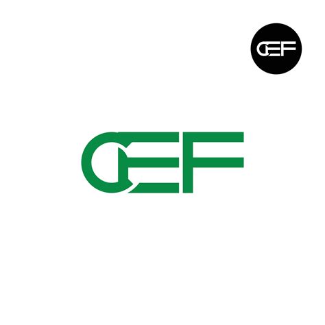 Letter Cef Monogram Logo Design 27915251 Vector Art At Vecteezy