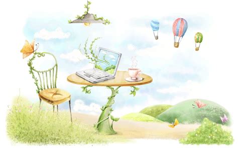 작업실 컴퓨터 노트북 카페 테이블 사진 이미지 일러스트 캘리그라피 아름다운별작가
