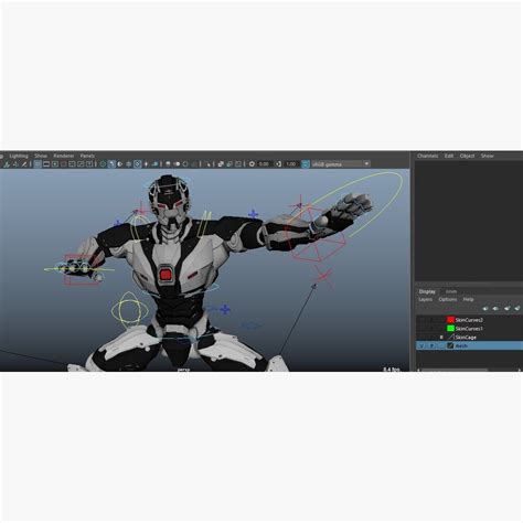Robot Character Rig Rts03 3d Model Download Robots On
