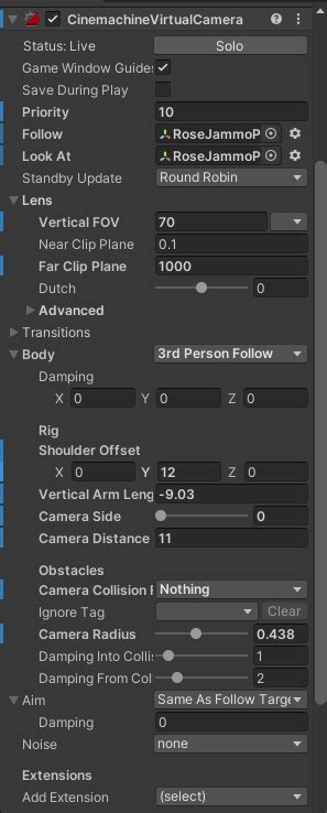 Cinemachine Player Follow Camera Not Tracking Correctly Unity Engine Unity Discussions
