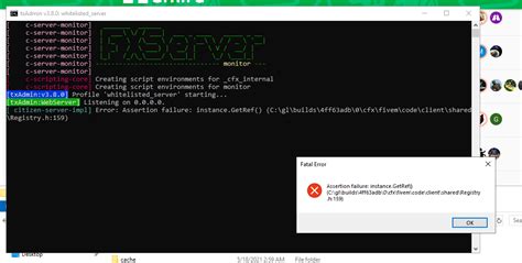 Error On Server Startup Server Owners Cfxre Community