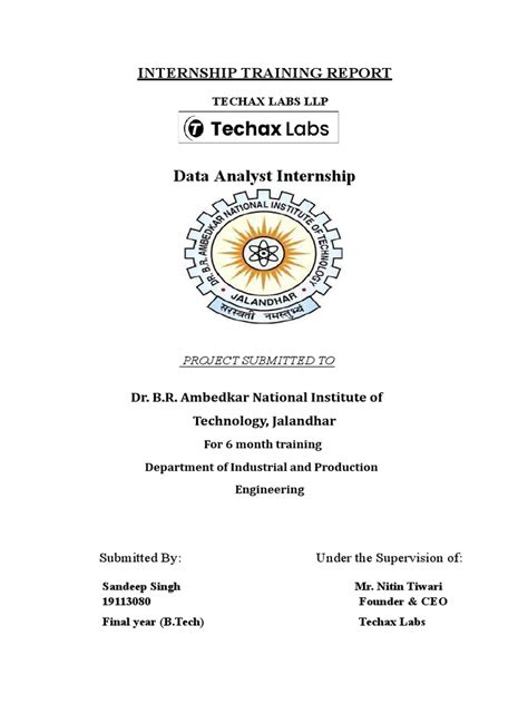 Internship Training Report Pdf Relational Database Databases