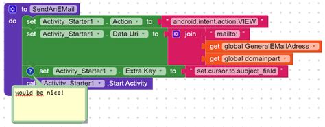 Activity Starter Email Set Cursor To Subject Field Discuss Kodular Community