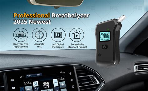 Breathalyzer High Accuracy Portable Breathalyzer With Lcd Display