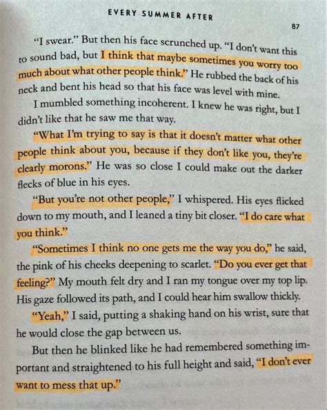 Every Summer After 🏖 Book Quotes