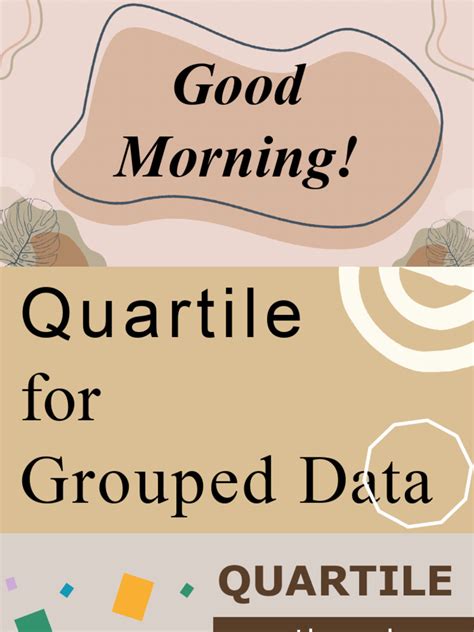 Quartile For Grouped Data Pdf