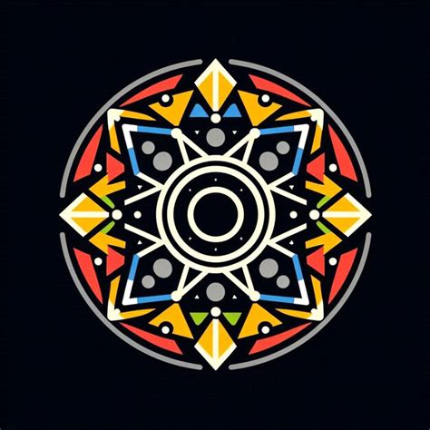 Mandala Design With Geometric Shapes And Rich Colors For A Modern Vibe