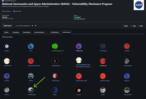 Bugbounty Cybersecurity Nasa Bugcrowd Ethicalhacking Halloffame