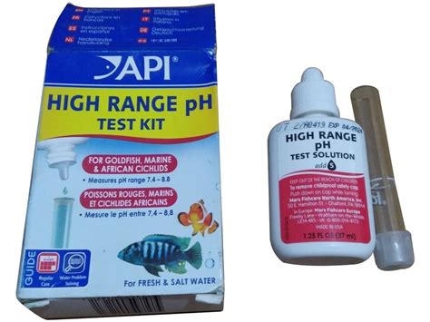 Portable High Range Ph Test Kit For Fresh And Salt Packaging Type