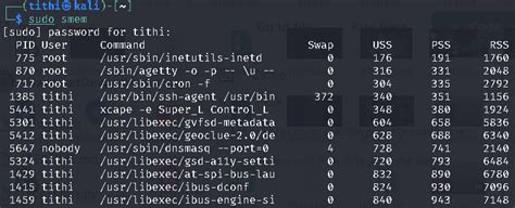 Smem Tool To Display Memory Usage More Accurate In Linux Geeksforgeeks