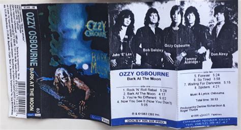 Ozzy Osbourne Bark At The Moon Encyclopaedia Metallum The Metal