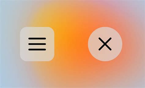 Minimal Hamburger Menu Interaction Figma
