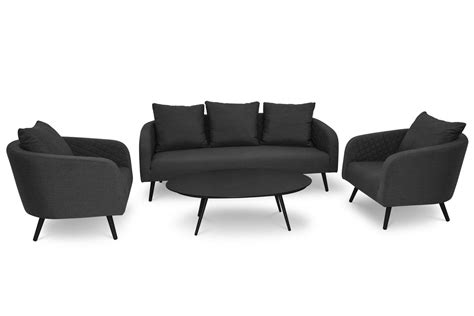 Maze Ambition Outdoor Fabric 3 Seat Sofa Set Casamo Love Your Home