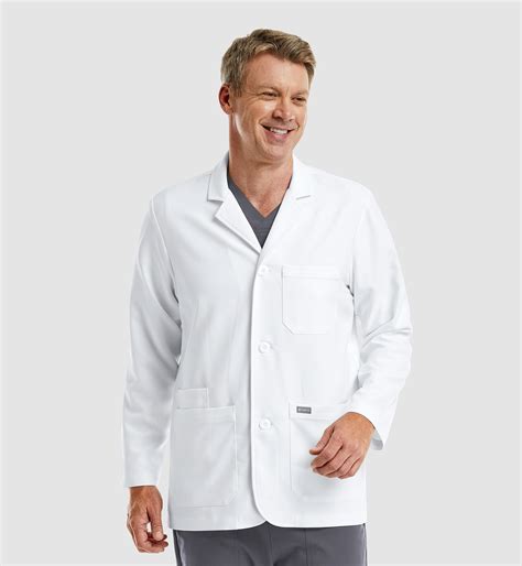 Mens Consultation Lab Coat Legacy School And Career Apparel