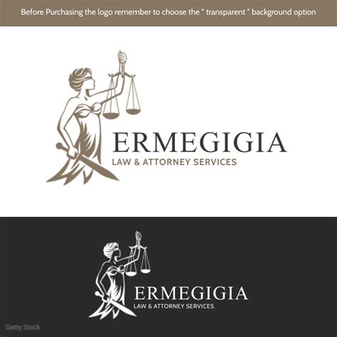 Plantilla De Modern Lawyer Services Logo Justice Goddess Postermywall